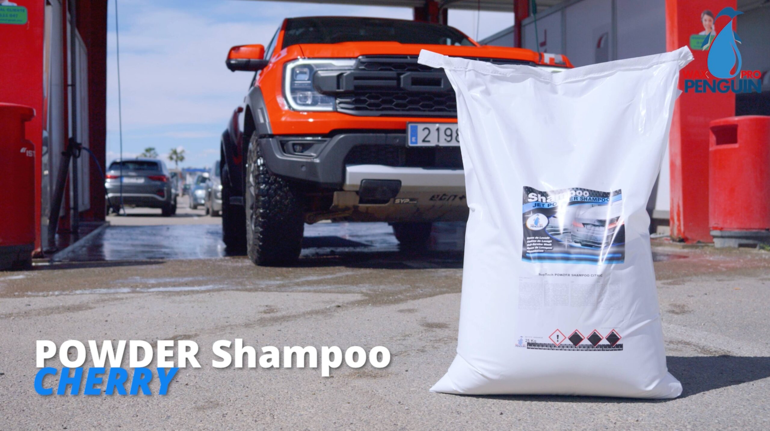 Powder Shampoo Cherry - Penguin Wax Pro